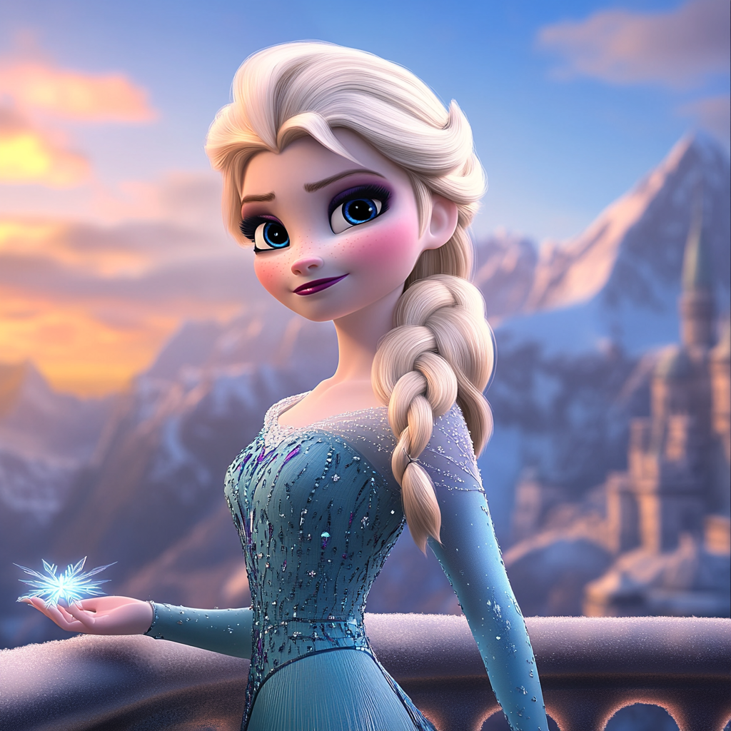 Elsa Frozen Castle – Premier Canvas TT