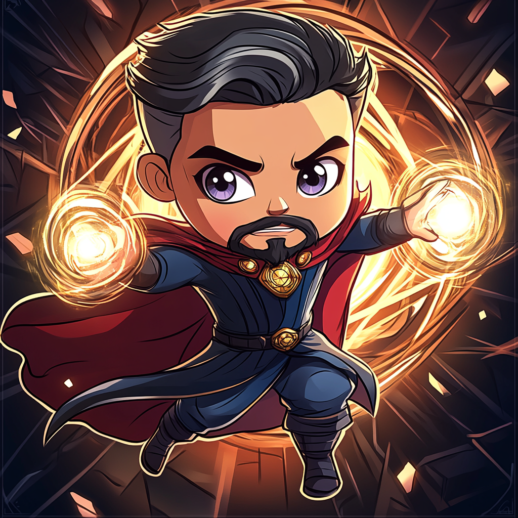 Chibi Doctor Strange – Premier Canvas TT